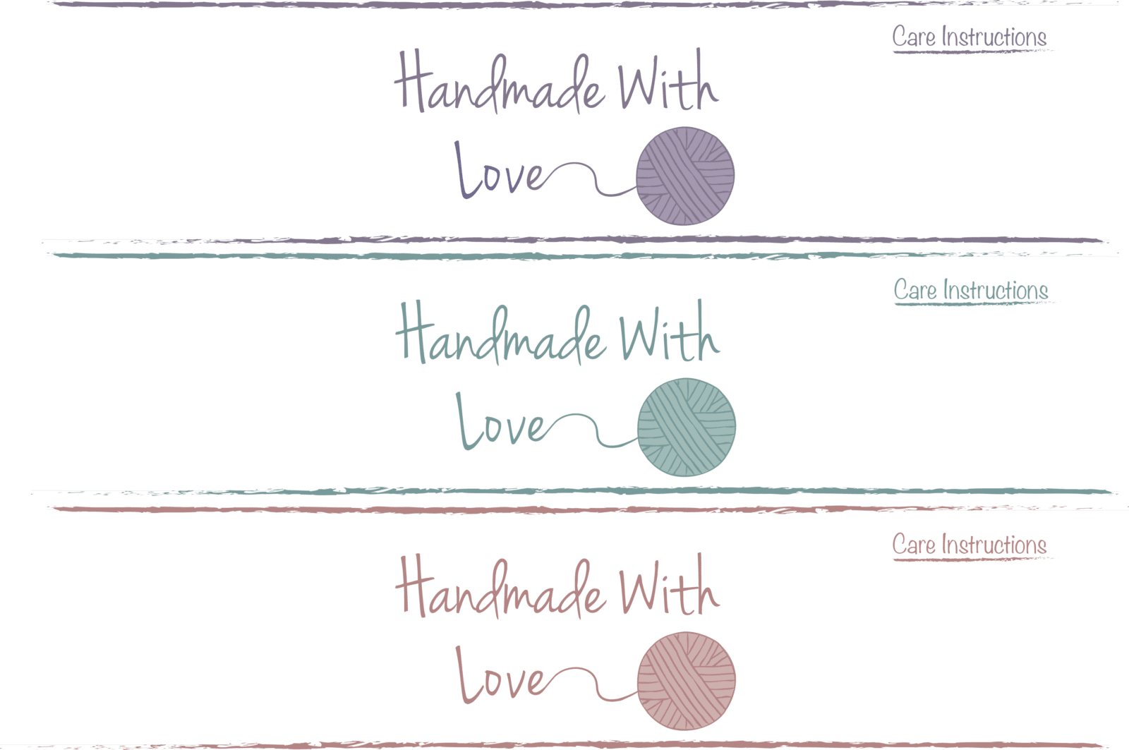 Free Printable Knit and Crochet Labels - Leelee Knits